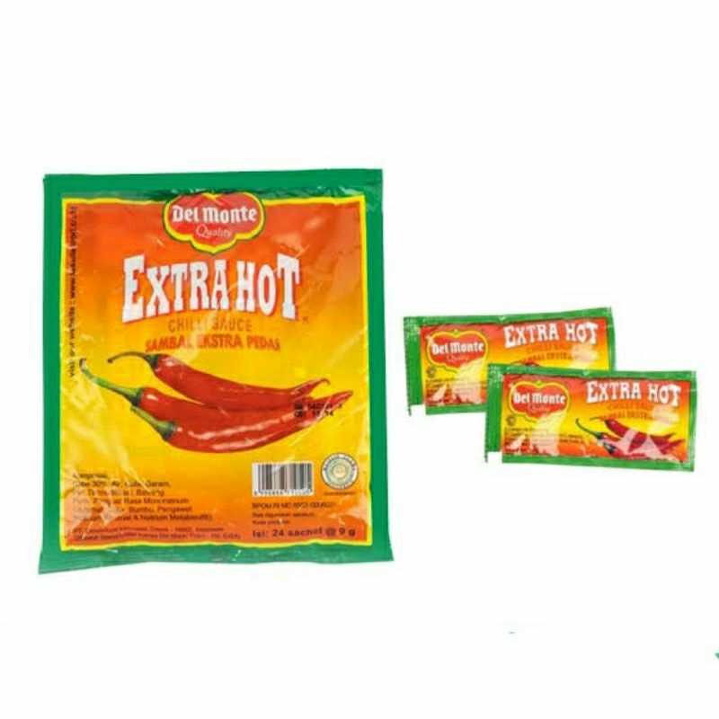 Jual Del Monte Sambal Sachet Isi 24 pcs | Shopee Indonesia