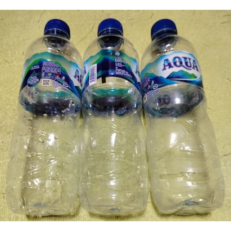 Jual Botol Aqua Bekas 600ml | Shopee Indonesia