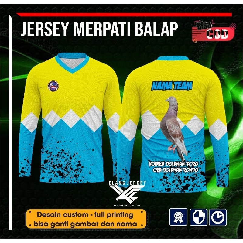 Jual JERSEY MERPATI BISA REQUEST LOGO ATAU GAMBAR | Shopee Indonesia