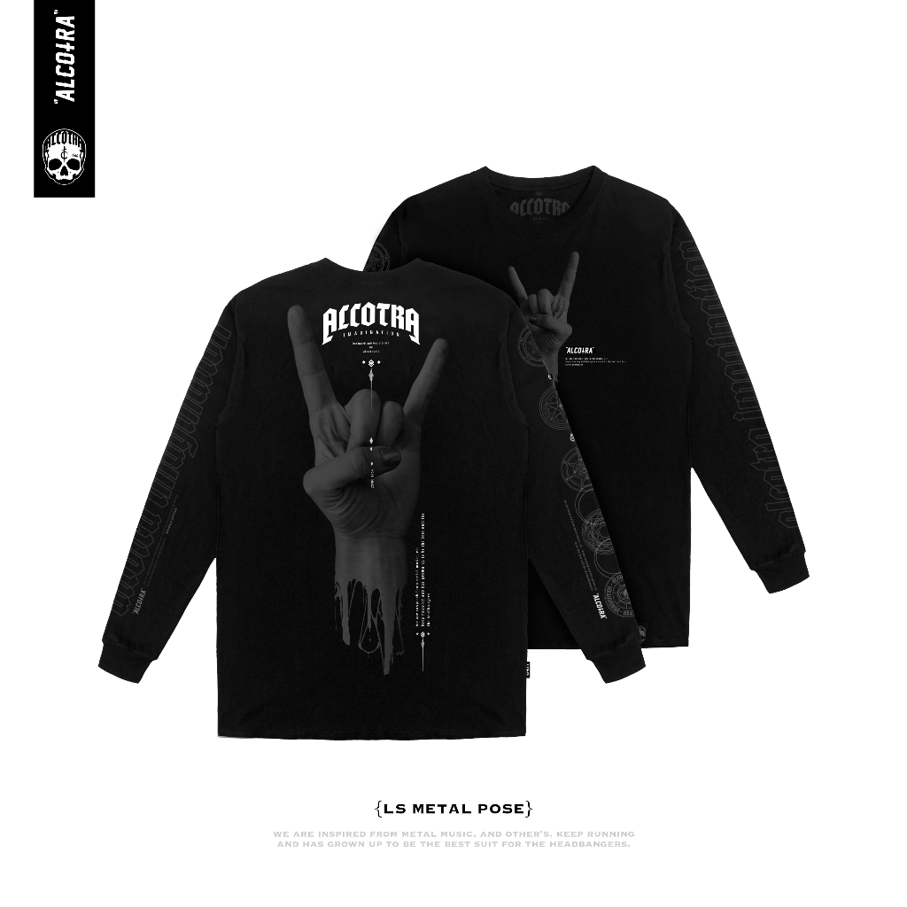 Jual LS METAL POSE // LONGSLEEVE METAL POSE // KAOS LEENGAN PANJANG ...