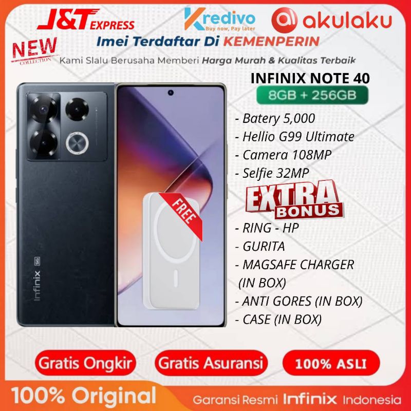 Jual INFINIX NOTE 40 NFC RAM 8GB MEMORY 256GB 8/256GB GARANSI RESMI ...