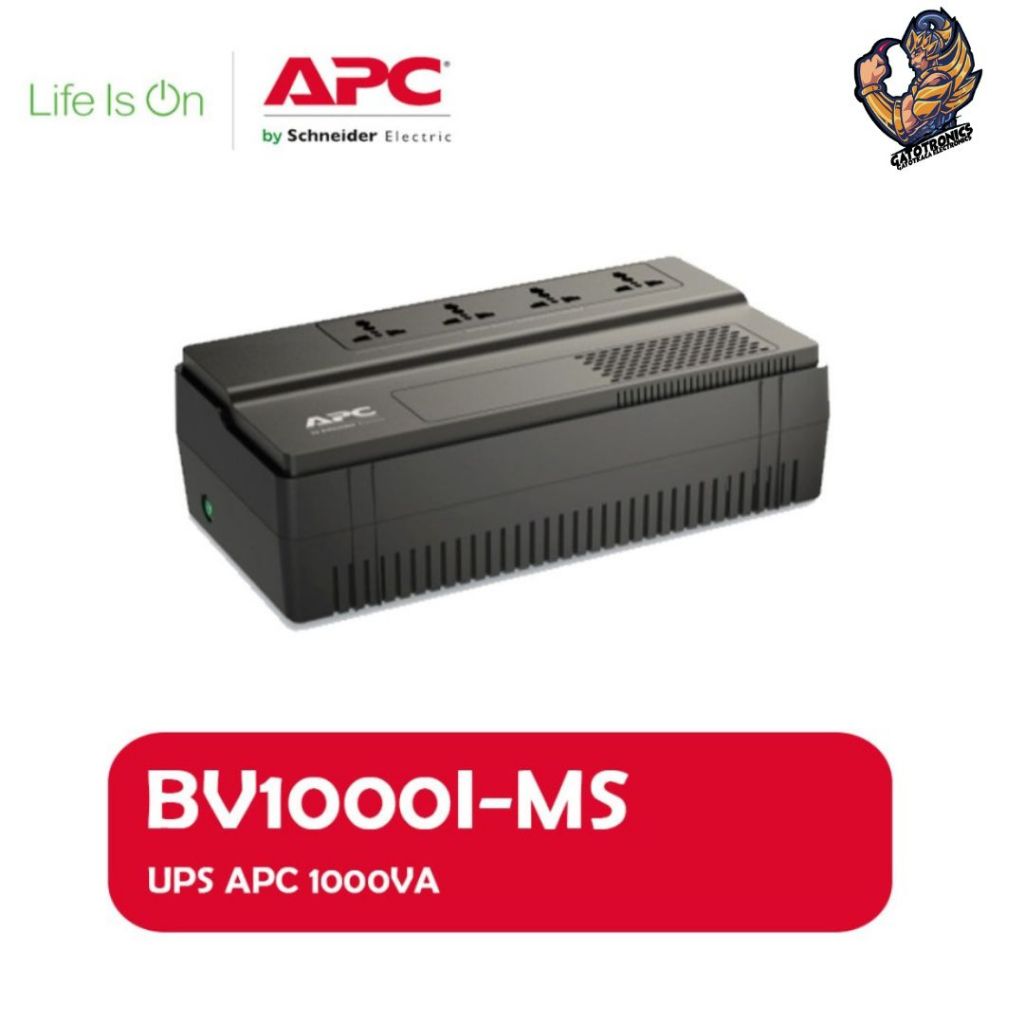 Jual UPS APC BV1000I-MS 1000VA, AVR, Universal Outlet Gatotkaca ...