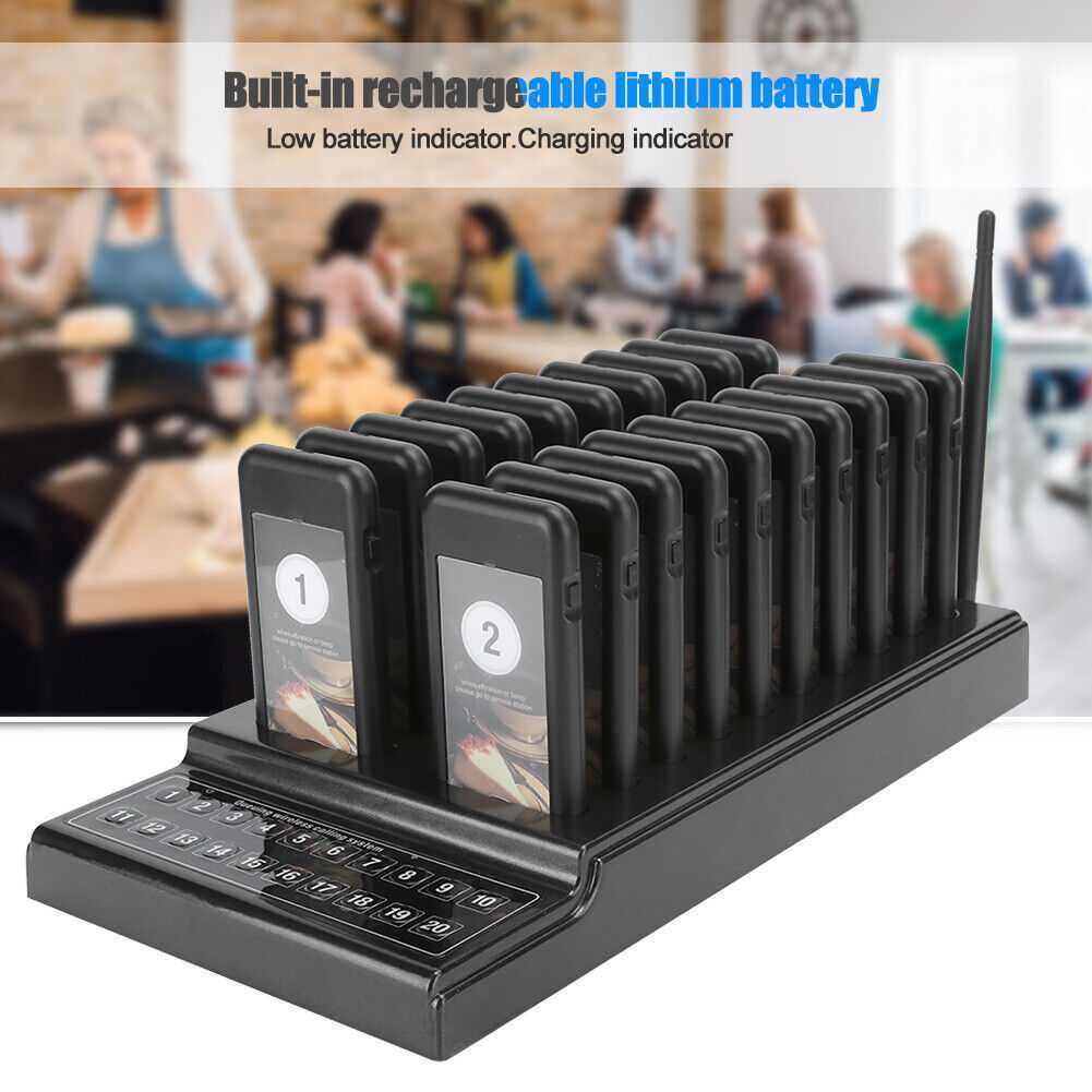 Jual Mesin alat Antrian 20 Pager resto cafe antri alarm - SU-68G ...