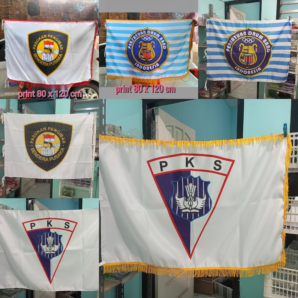 Jual Bendera Paskibra PKS PDBI Paskibraka Patroli Keamanan Sekolah ...