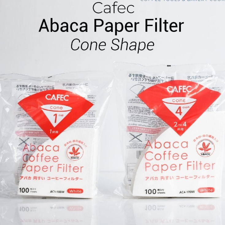 Jual Cafec Abaca Coffee Paper Filter V60 100p | Kertas Saringan kopi ...