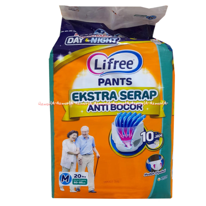 Jual Lifree Popok Celana M 20 Extra Serap Diapers Dewasa Life Free ...