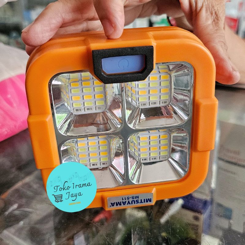 Jual lampu emergency mitsuyama/lampu cas/lampu cahaya panel surya ...