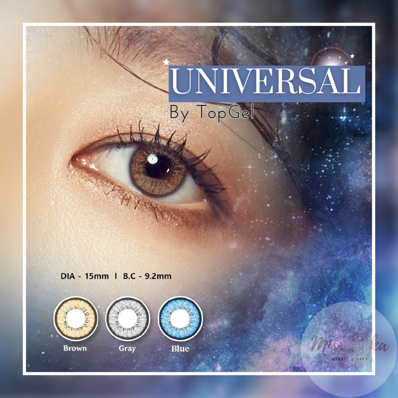 Jual Softlens Universal (Normal) Diameter 15mm by Top Gel | 2 Tone ...