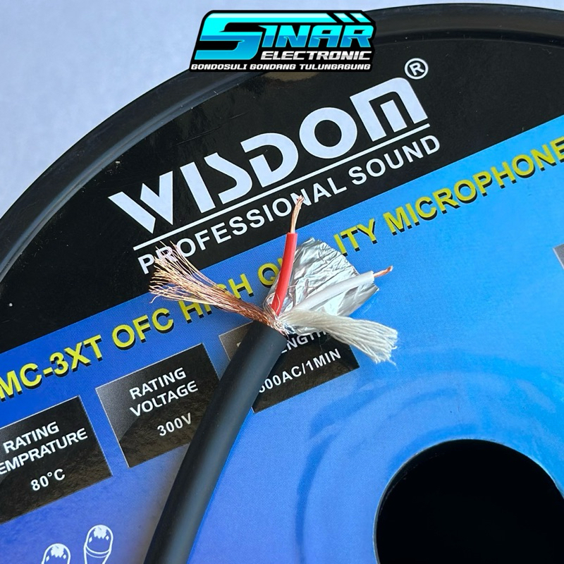 Jual Kabel Mic WISDOM WMC-3XT Microphone Original | Shopee Indonesia