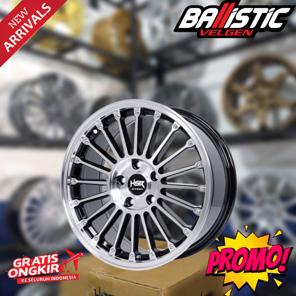 Jual Velg Mobil Civic Model Racing Jari Jari HSR ORIGINAL Ring 17 Lebar 7,5 Baut 5x114,3 Et42 ...