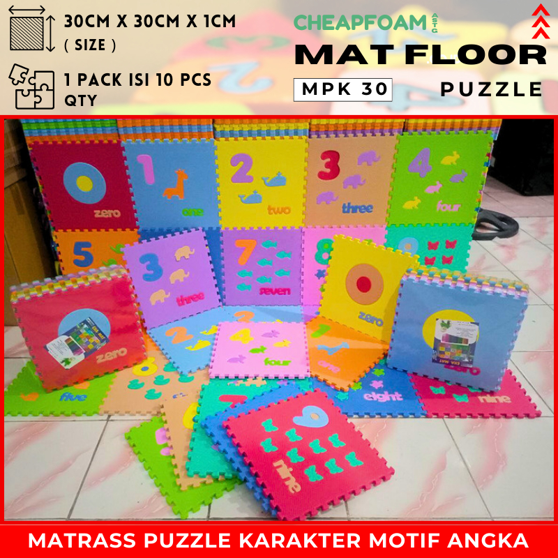 Jual Matrass Puzzle Ekamat Karpet Puzzle 30cmx30cm tebal 1cm Puzzle ...