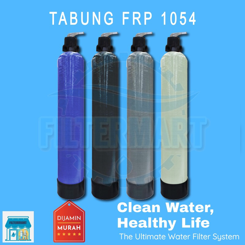 Jual TABUNG FIBER FRP 1054 NANOTEC NANO + KEPALA 3 WAY RUNXIN FILTER ...
