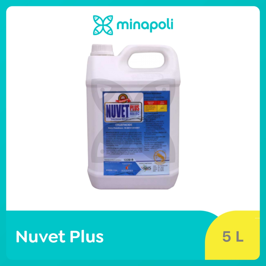 Jual Desinfektan Tambak Udang dan Ikan Nuvet Plus Kemasan 5 Liter ...