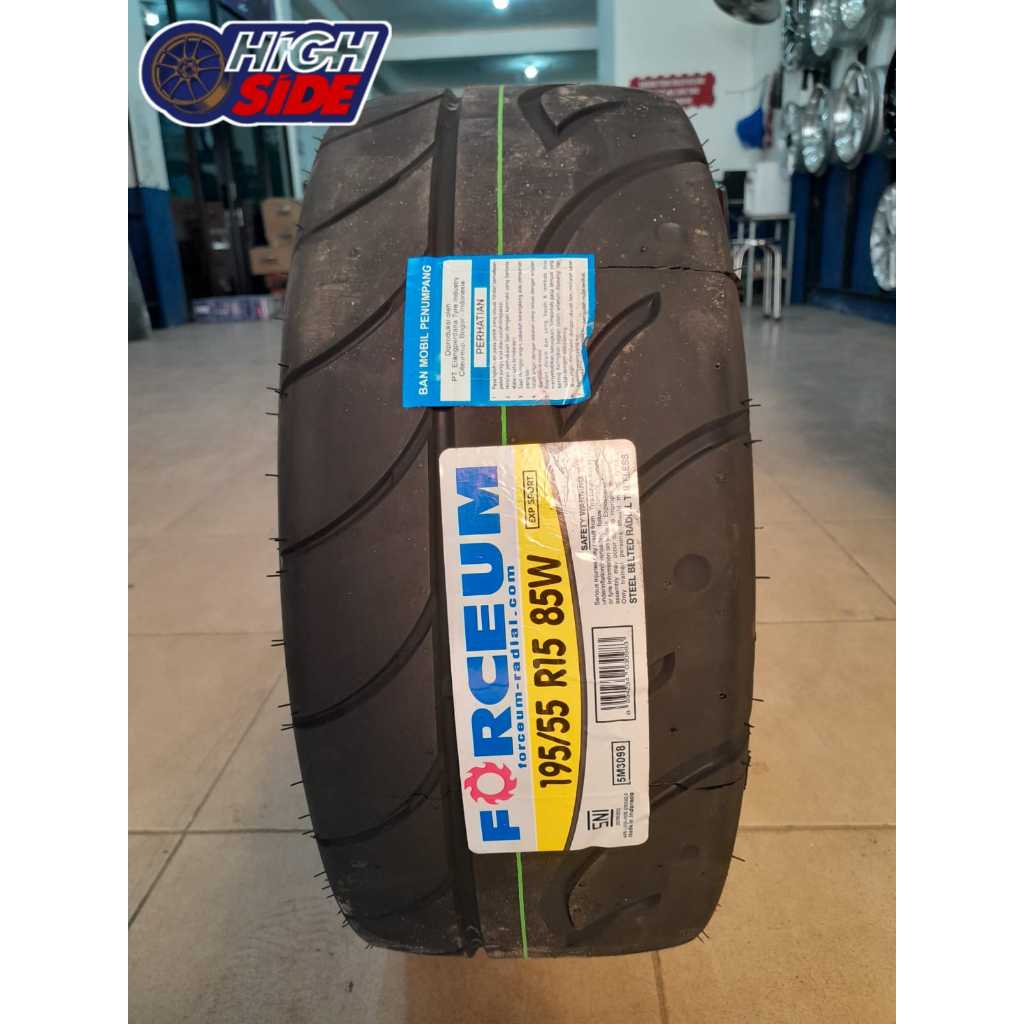 Jual Ban Tubles Forceum Exp Sport Uk 195 55 R15 Ban Semi Slick | Shopee ...