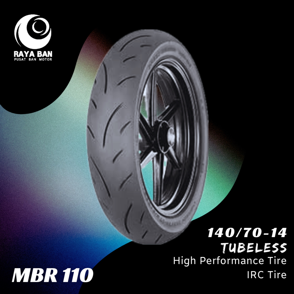 Jual Ban Motor IRC MBR 110 140/70-14 Tubeless MBR110 High Performance ...