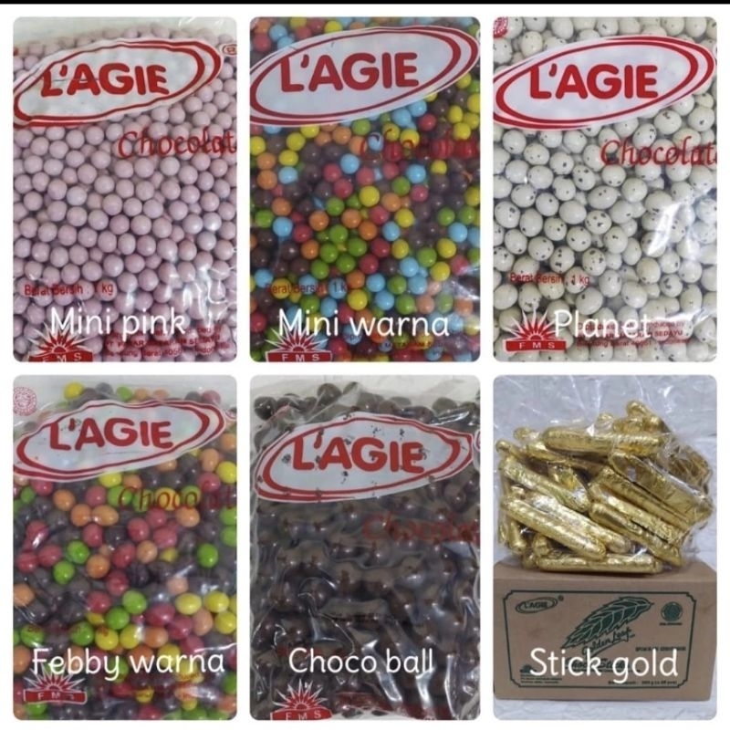 Jual L'AGIE / LAGIE / Lagie Warna Warni / Lagie Coklat / Lagie Warna / Lagie Cokelat / Lagie ...