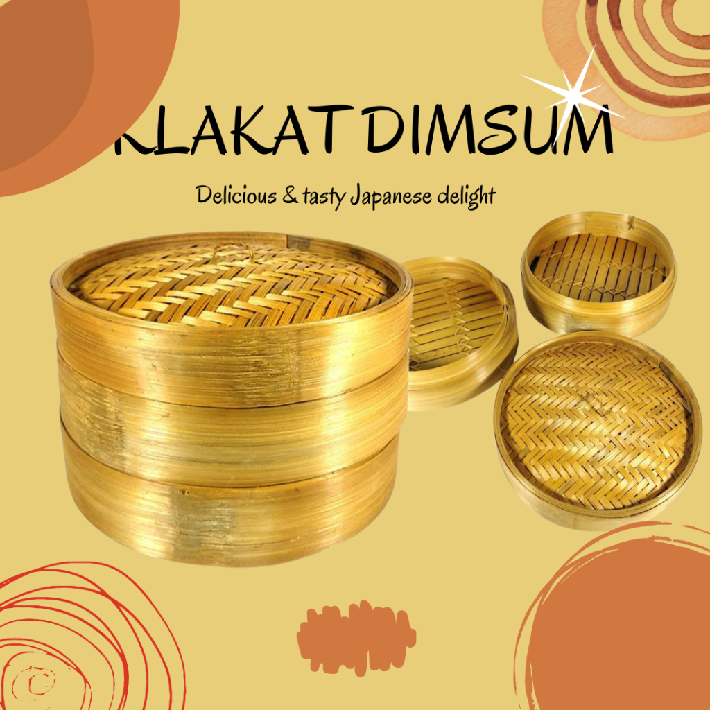 Jual Wadah Streamer Klakat Bambu Dimsum 20 cm | Kukusan Bambu - 2 Wadah ...