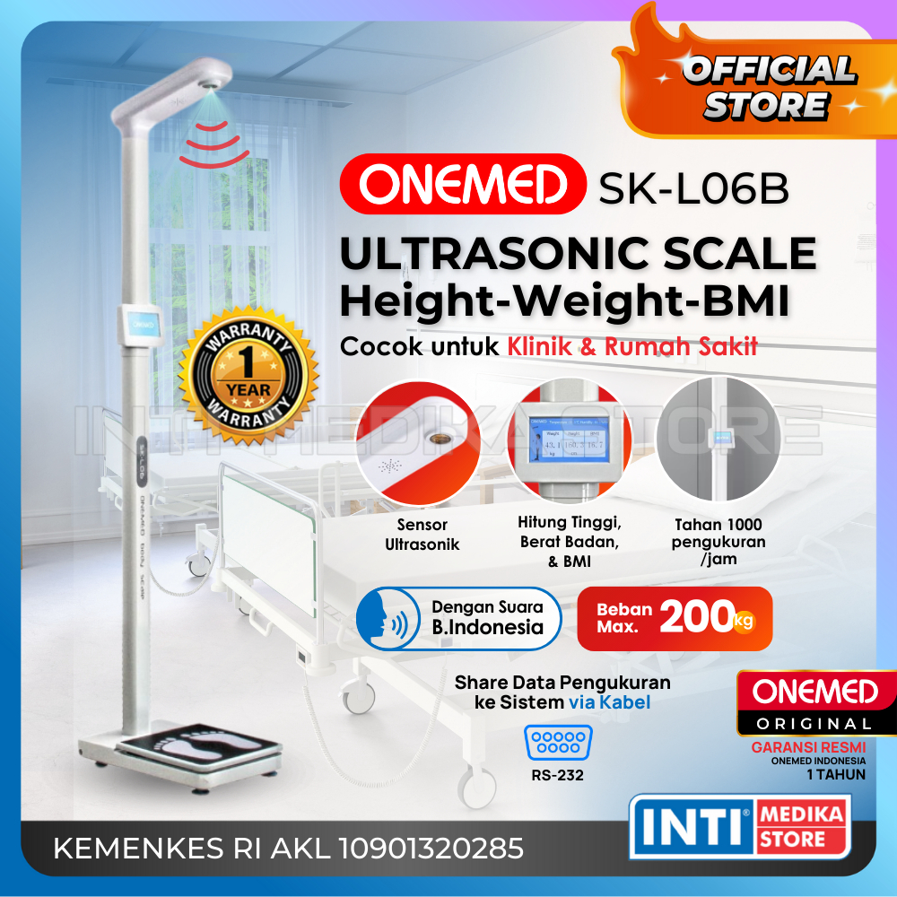 Jual ONEMED - Timbangan CHECK UP Klinik Rumah Sakit + Tinggi Badan ...