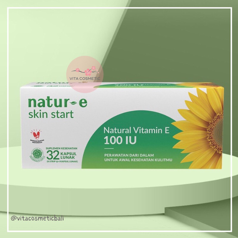 Jual Natur-E Skin Start Natural Vitamin E 100 IU 16s/32s Soft Capsule ...