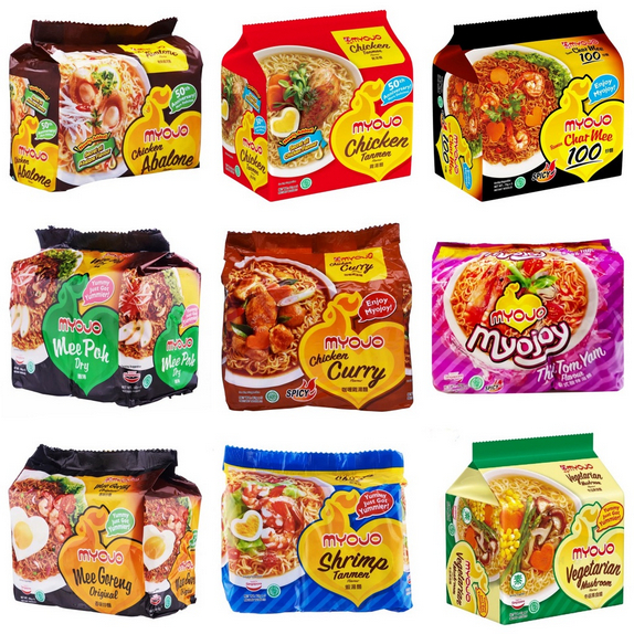 Jual Myojo Instant Noodle - Charmee/Curry/Abalone/TomYam/Tanmen/Mee Poh Dry/Mushroom - Mie ...