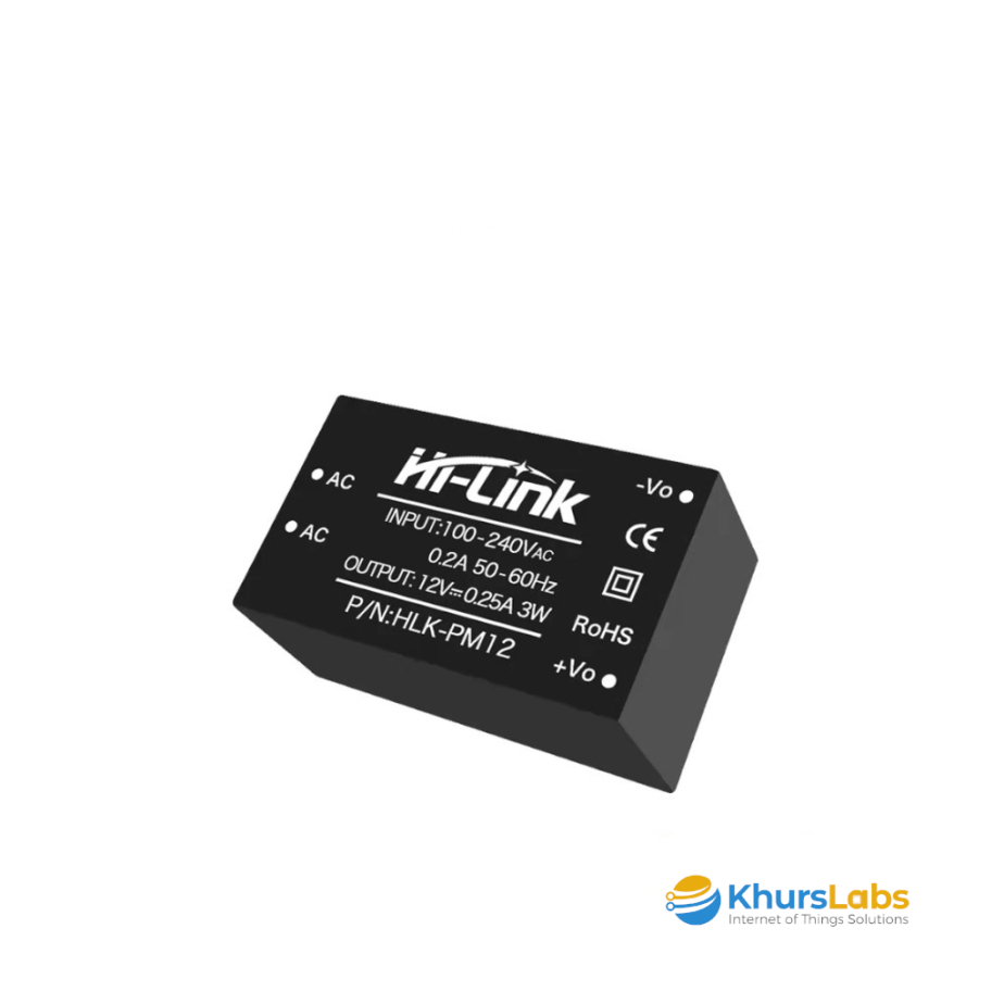 Jual Hi-Link HLK-PM12 AC 220V to DC 12V 3 Watt 0.25A Hilink Power Supply Original | Shopee Indonesia