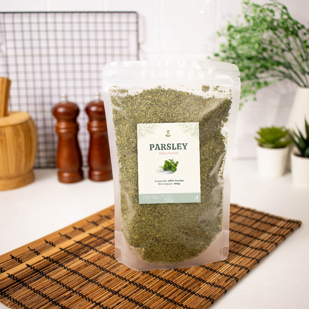 Jual Tani Organic Dried Parsley Flakes - Parsley Kering - Daun ...