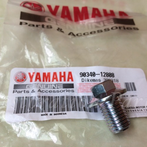 Jual PLUG, STRAIGHT SCREW BAUT OLI BAWAH DRAT 17 YAMAHA ORI YGP ASLI ...