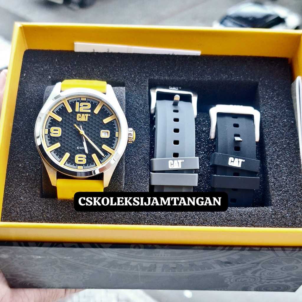 Jual JAM TANGAN PRIA CATERPILLAR QA.141.27.137 YELLOW ORIGINAL ...