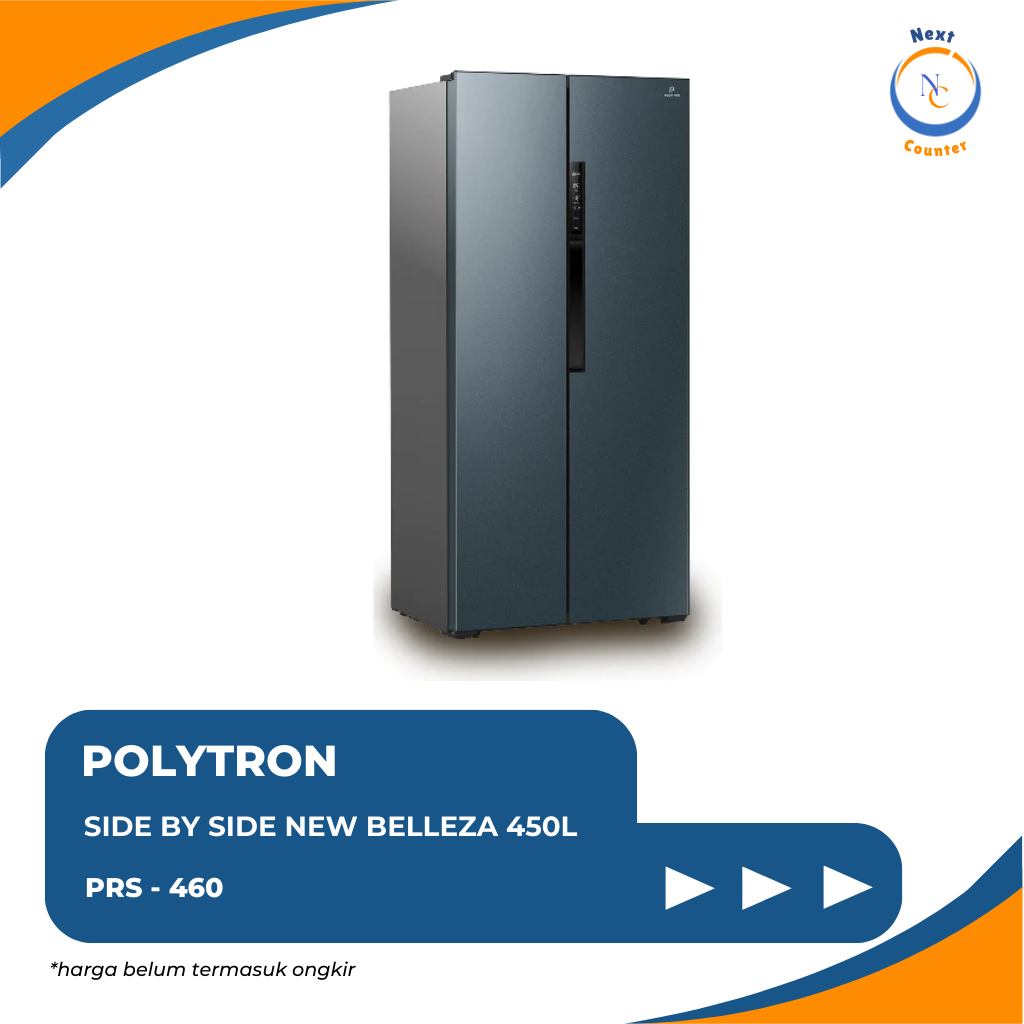 Jual KULKAS SIDE BY SIDE POLYTRON 460 LITER PRS-460B | Shopee Indonesia