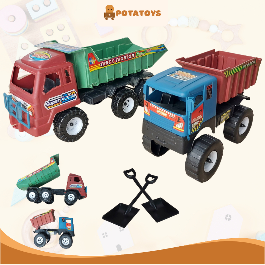 Jual Mainan Anak Mobil Truk Tronton Truck Angkut Barang Pasir ...