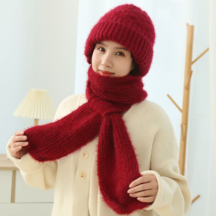 Jual Topi Kupluk Syal Wanita Musim Dingin Bisa Jadi Hijab | Shopee ...