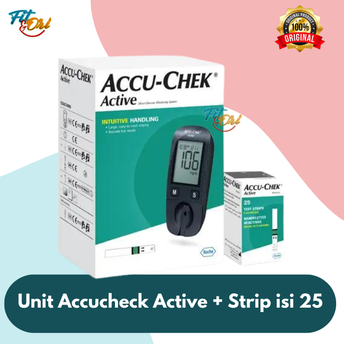 Jual Alat Accuchek Gula Darah Active Blood Glucose Meter Accu-Chek ...