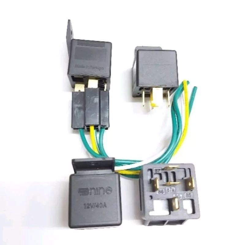 Jual RELAY LUMINOS NINE RILEY 5 KAKI 40A 12V MOTOR MOBIL + SOKET RELAY ...