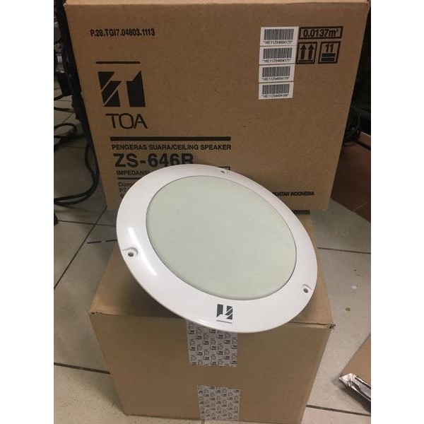 Jual Ceiling Speaker TOA ZS 648R / Speaker Plafon ZS648R Original Toa ...