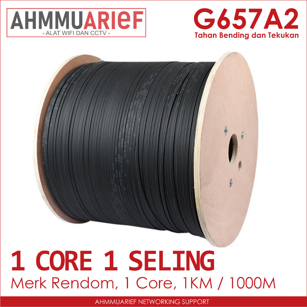 Jual Kabel Cable Dropcore Dropwire Fiber Optik 1 Core 1 Seling Panjang ...