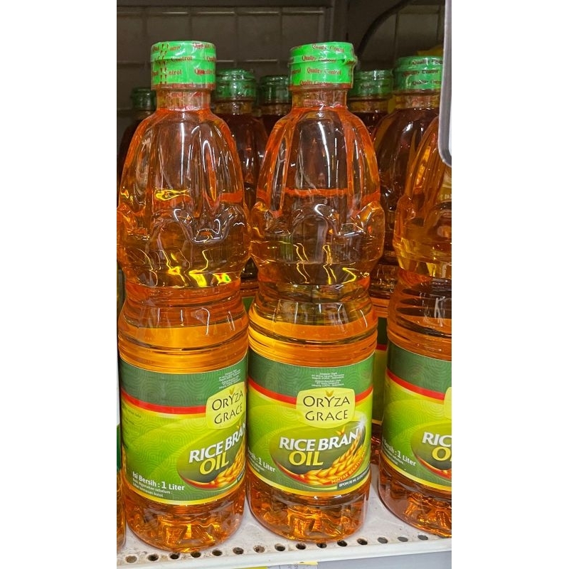 Jual oryza Grace rice bran oil 1 liter | Shopee Indonesia