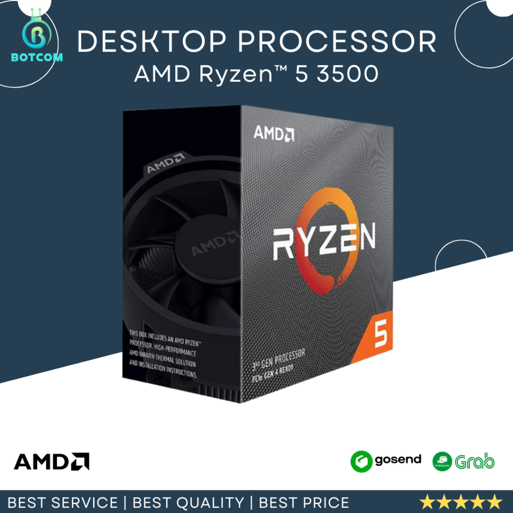 Jual AMD RYZEN 5 3500 MATISSE GEN 3 ZEN 2 SOCKET AM4 - 6 CORES 6 ...