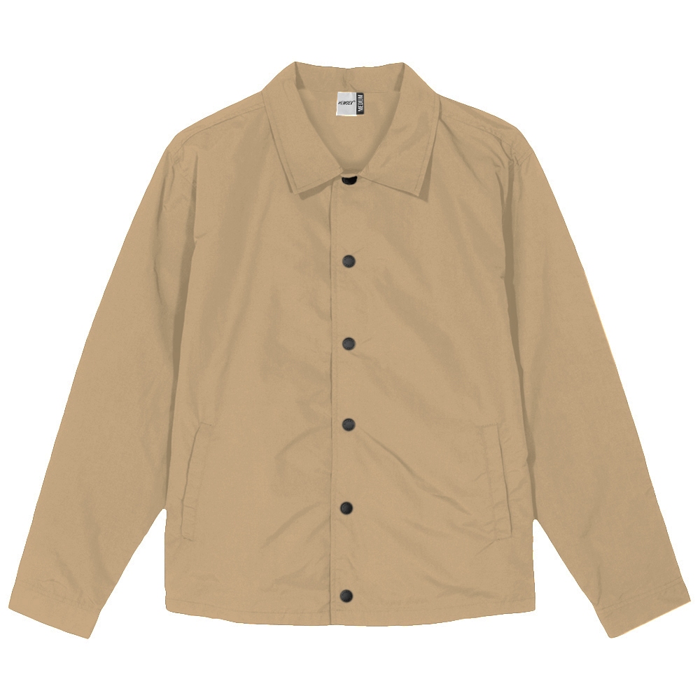 Jual Hemdev Coach Jacket Polos Cream | Shopee Indonesia