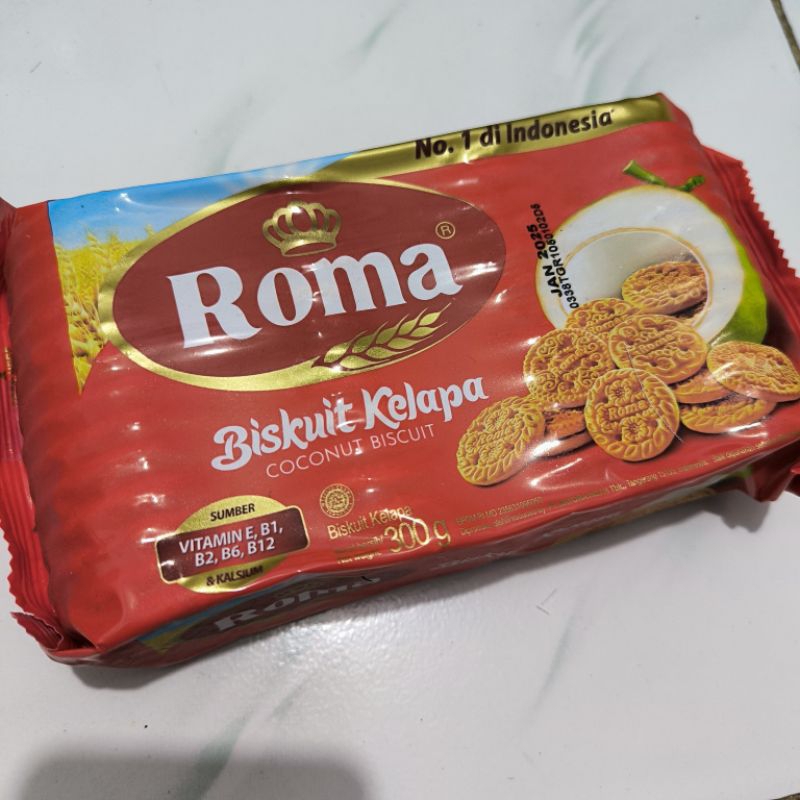 Jual Biskuit Roma Kelapa 300gr Roma Kelapa Besar by Mayora Snack ...