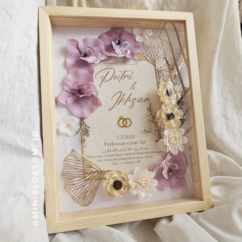 Jual GOLDIE COLOR Bingkai Mahar 40x30cm | Shopee Indonesia