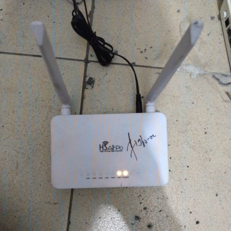 Jual wr300n 300mbps wireless n rauter hsairpo kondisi normal | Shopee ...