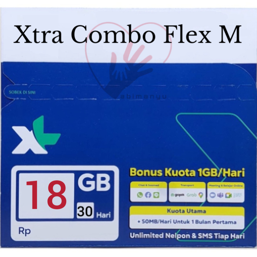 Jual Kartu Perdana XL Xtra Combo Flex M | Shopee Indonesia