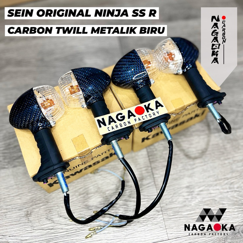 Jual SEIN NINJA SS R ORIGINAL KAWASAKI CARBON NAGAOKA SEN DEPAN BELAKANG KARBON KEVLAR TWILL ...