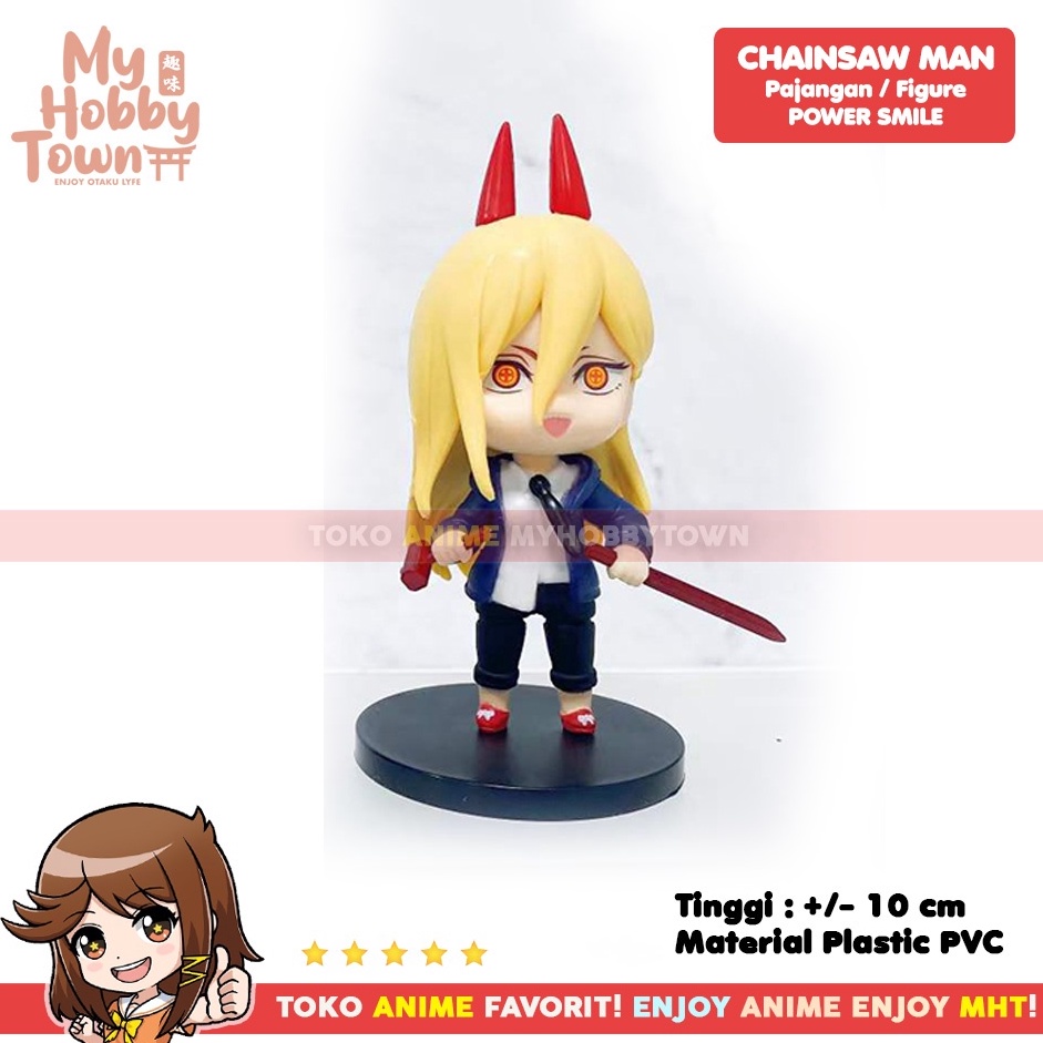 Jual Laris Figure Anime Chainsaw Man Denji Power Pochita Satuan AAF ...