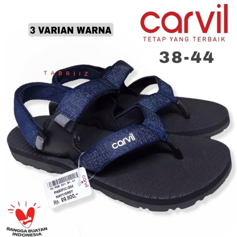 Jual Sandal Gunung Carvil Pria / Sandal Carvil Gunung Jepit / Sendal ...