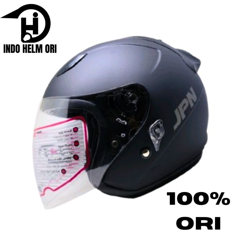 Jual Helm Half Face JPN ORIGINAL Hitam Doff SNI | Shopee Indonesia