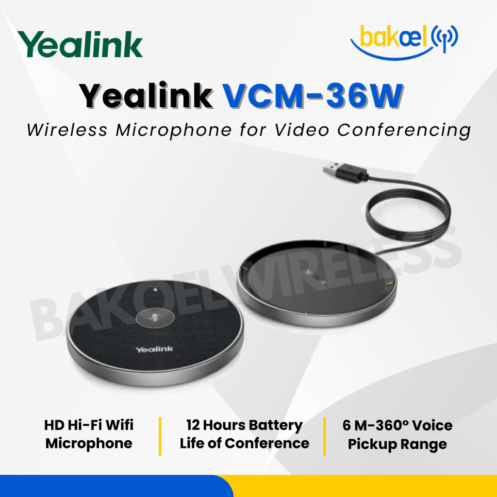 Jual Yealink VCM-36W Wireless Video Conferencing VCM36 W Microphone Array VCM36W | Shopee Indonesia