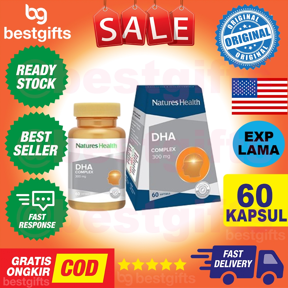 Jual NATURE'S NATURES NATURE HEALTH DHA COMPLEX 500MG// 300 MG CEGAH ...