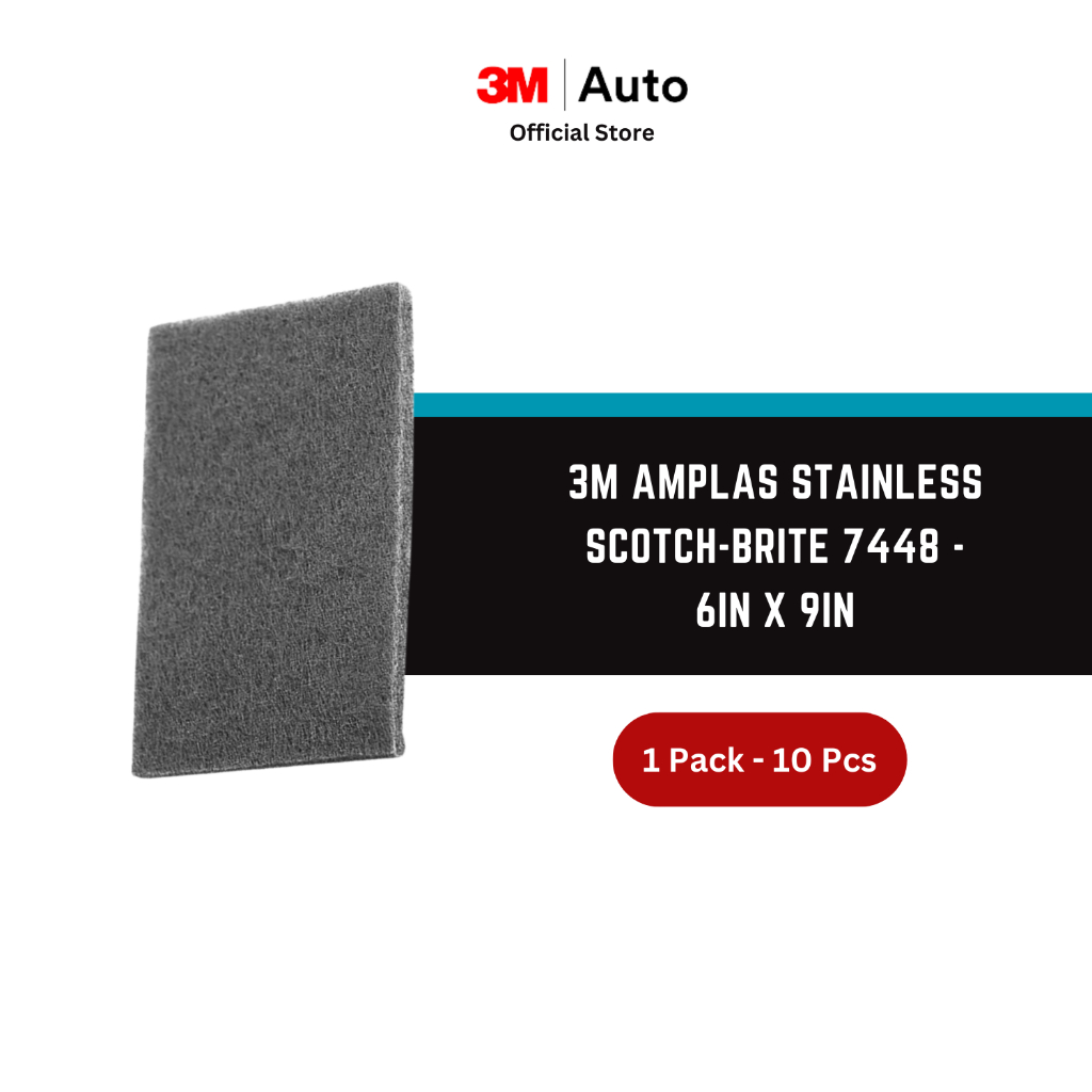 Jual 3M Scotch-Brite Ultra Fine Hand Pad 7448 6 in x 9 in - 1 Pack isi 10 Pad | Shopee Indonesia