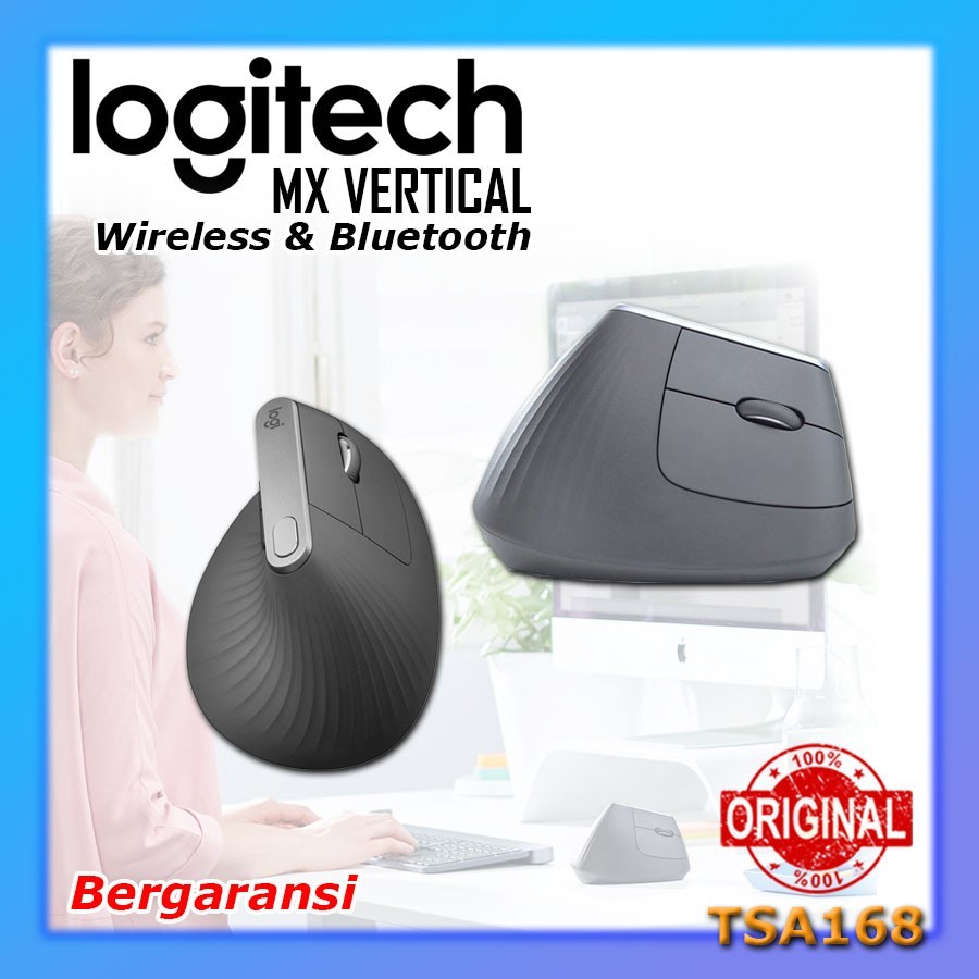 Jual Logitech MX Vertical Mouse Wireless Bluetooth Bekas Bergaransi | Shopee Indonesia